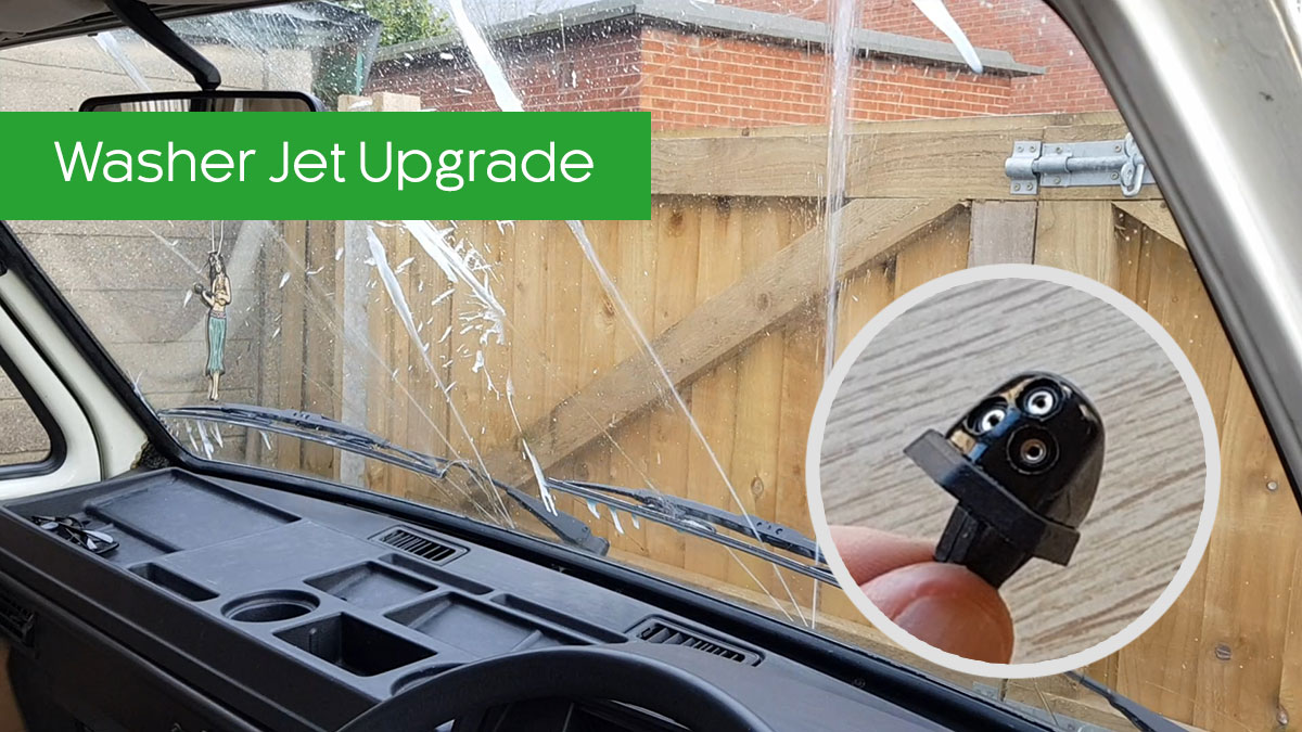 Windscreen Washer Jet Upgrade – VW T25 – Sir Adventure